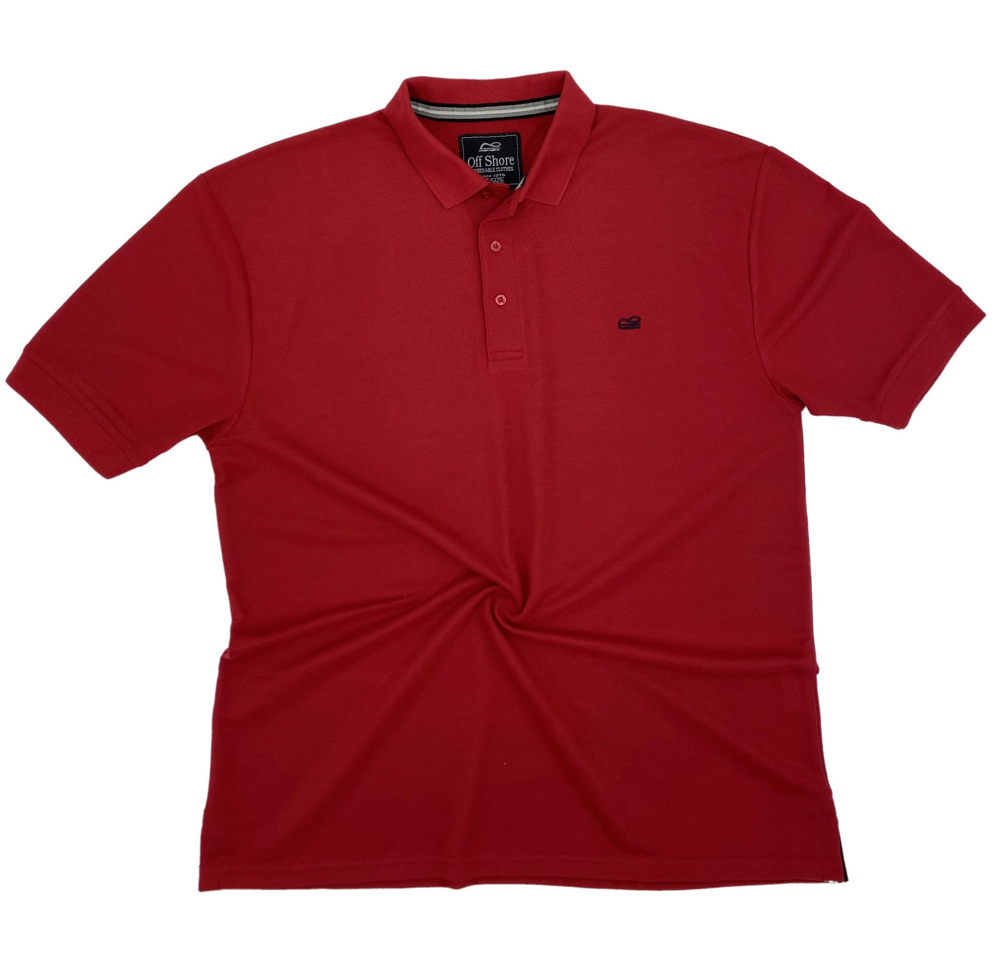 Off Shore Store Retail. Polo Pike Rojo Oscuro
